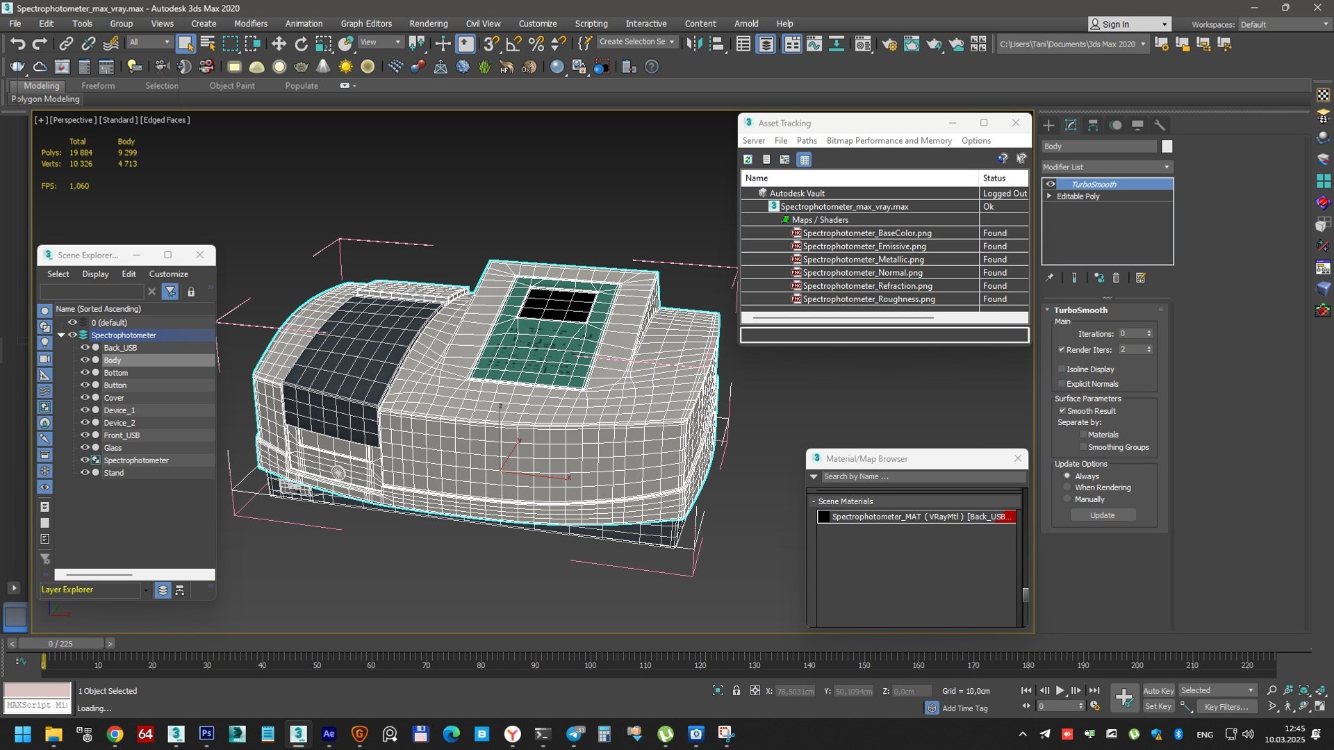 Spectrophotometer 3D Model - TurboSquid 2383127