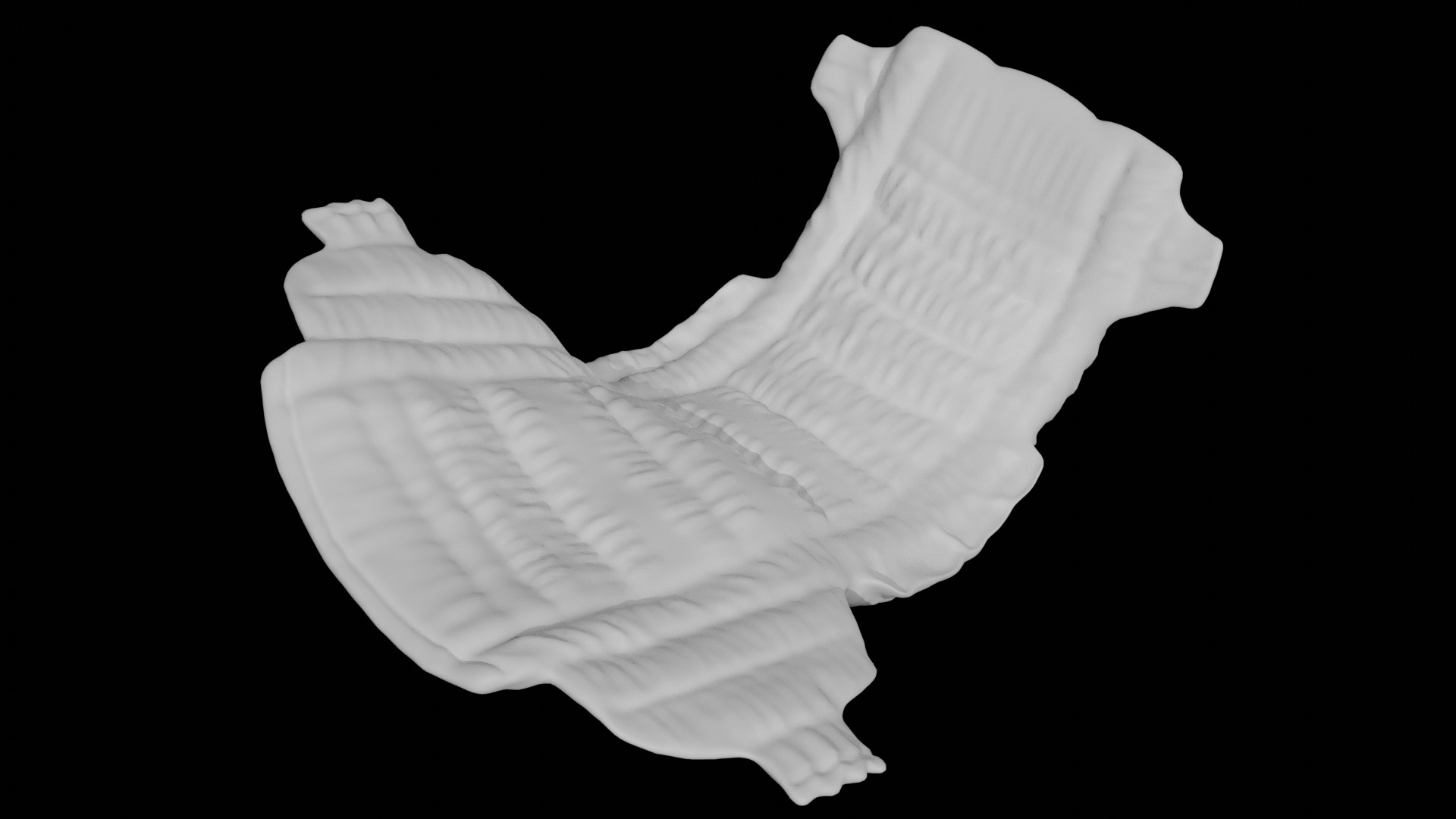 3D Model Rigged Diaper - TurboSquid 1815697
