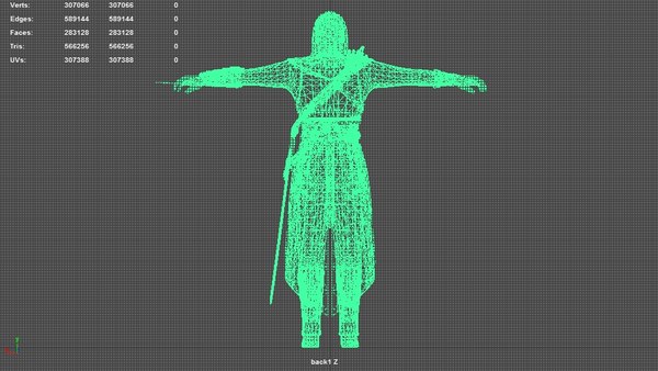 altair assassins creed 3d model