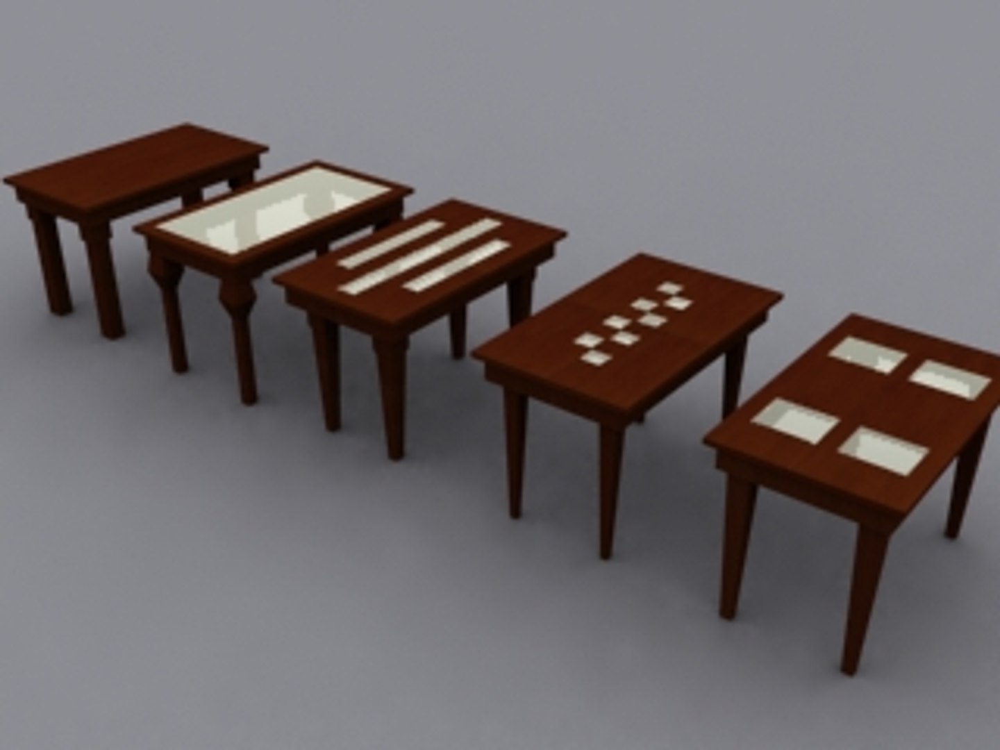 Free Dinner Tables 3d Model