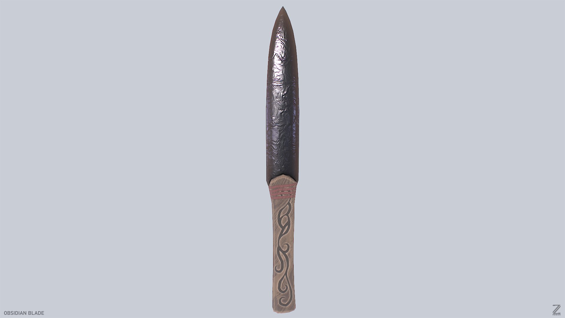 3D Obsidian Blade Model - TurboSquid 2219766