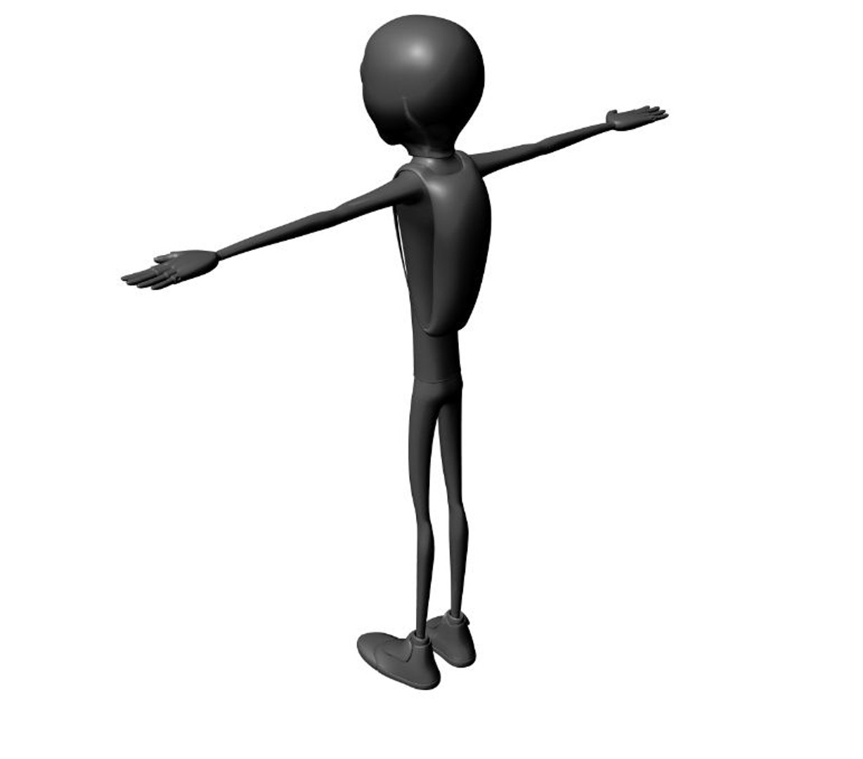 3d ma cartoon character: thief