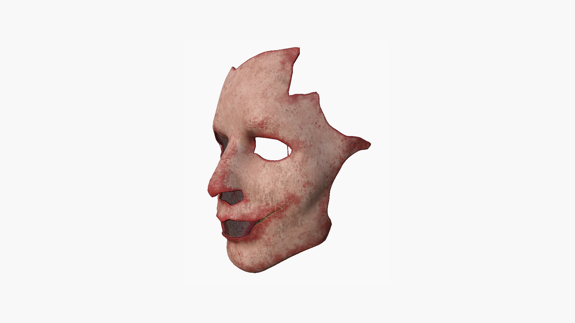 3D Human Skin Terror Mask A01 Blood - Character Costume - TurboSquid ...