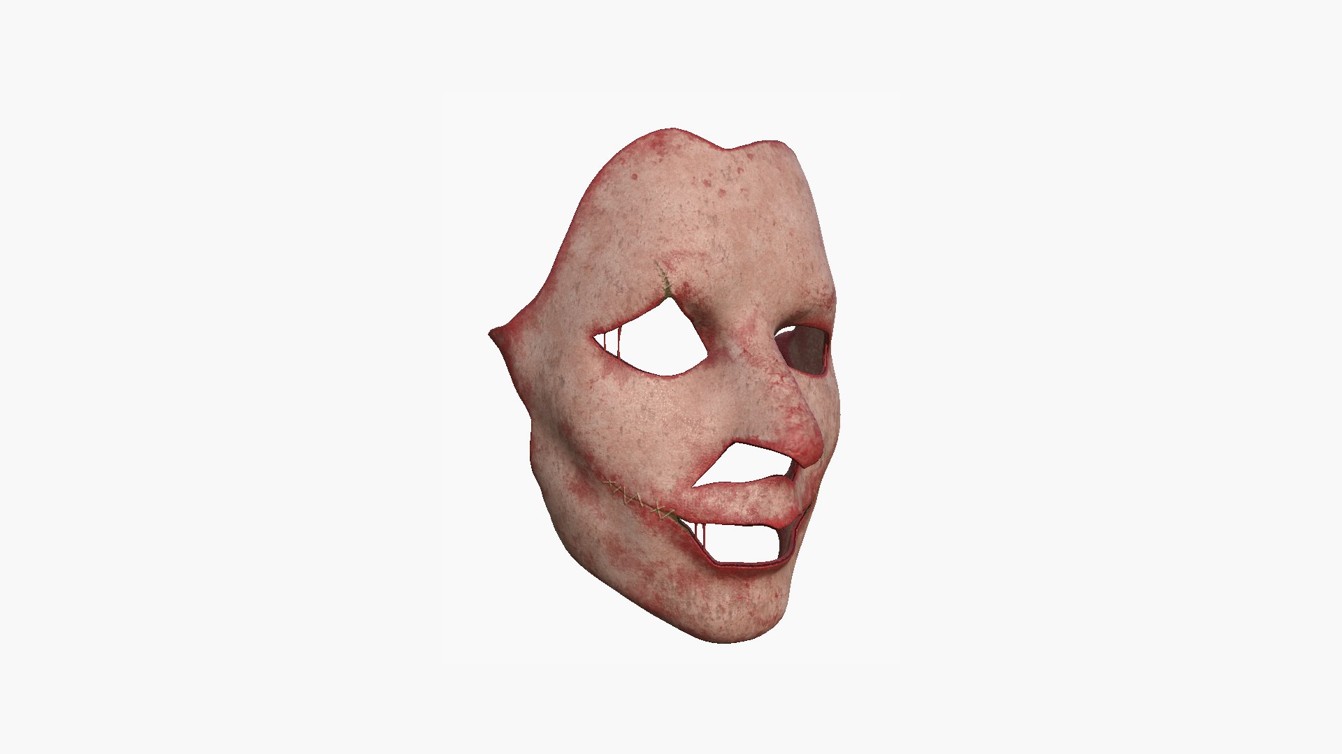 3D Human Skin Terror Mask A01 Blood - Character Costume - TurboSquid ...