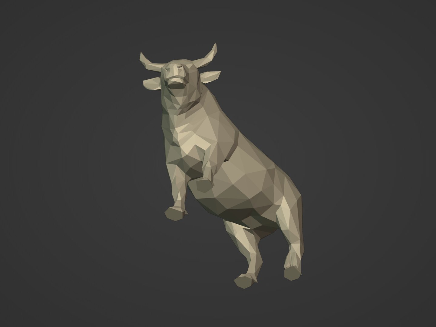 3D Model Bull Cartoon - TurboSquid 1381676