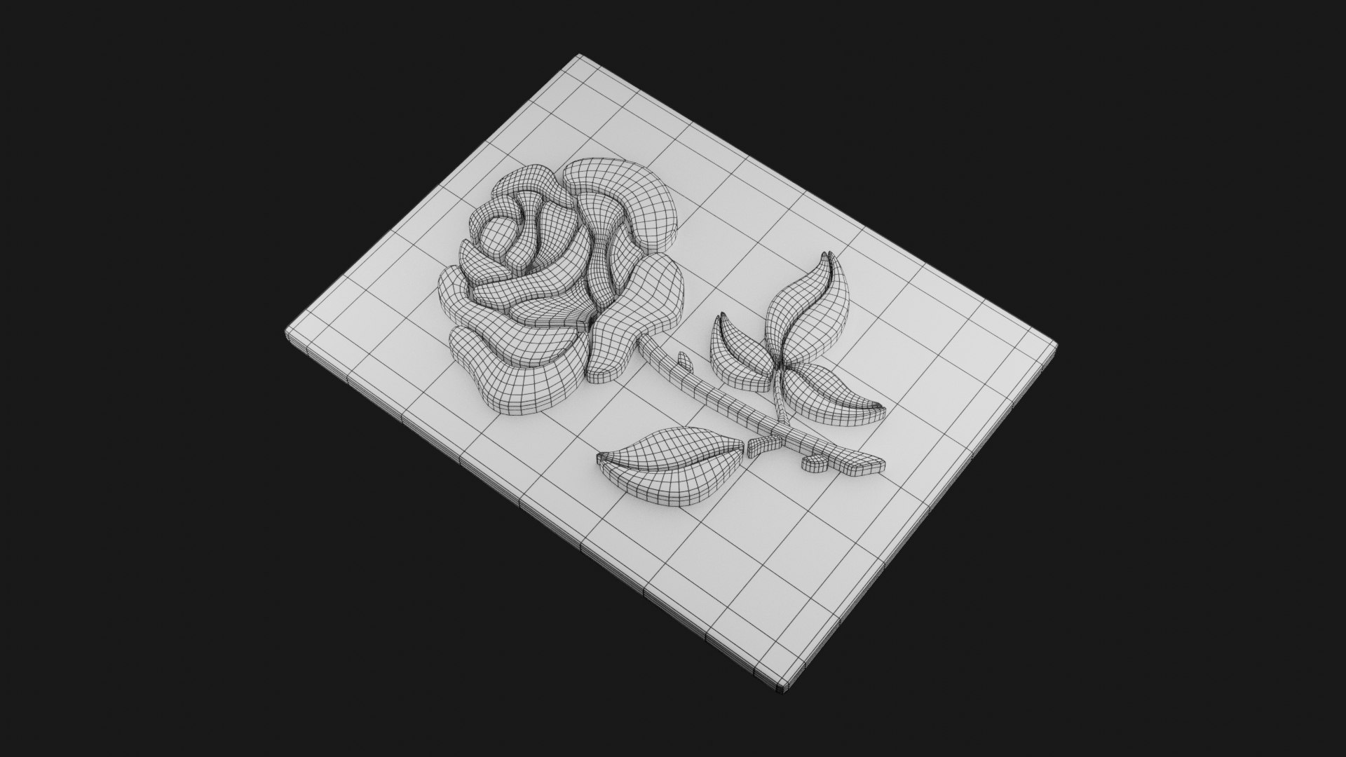 3D Rose Flower 3D Model Model - TurboSquid 2034253