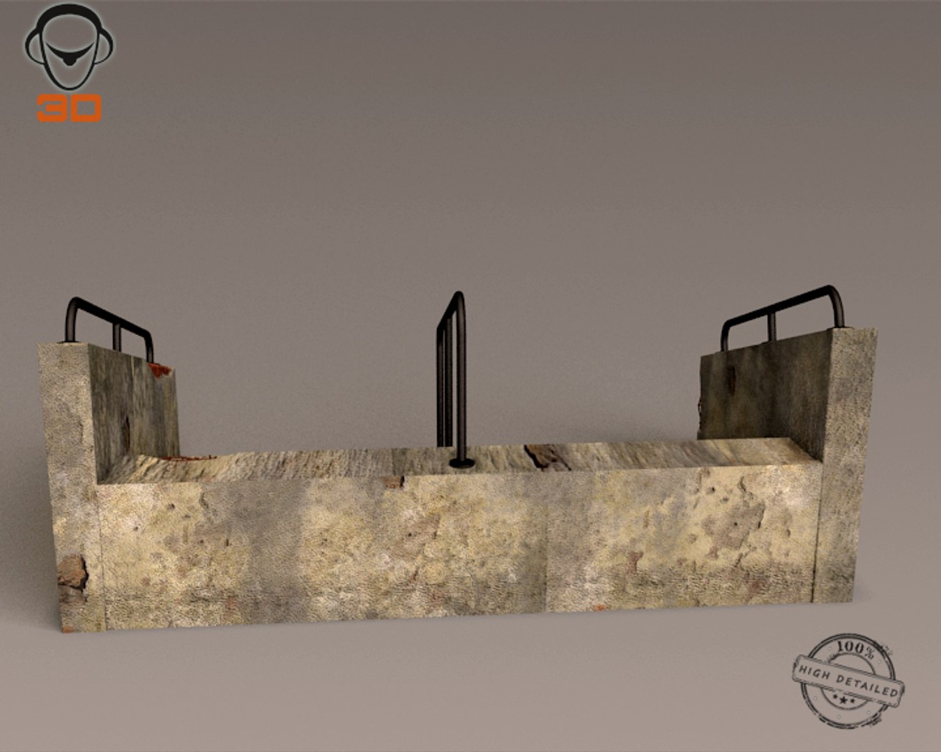 3d Max Steps Modeled