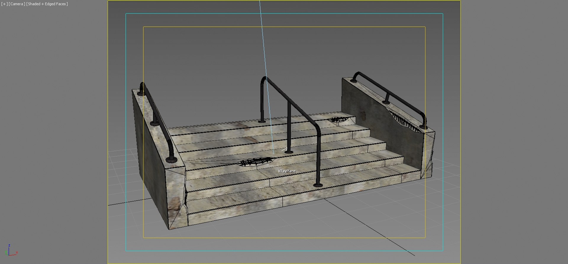 3d Max Steps Modeled