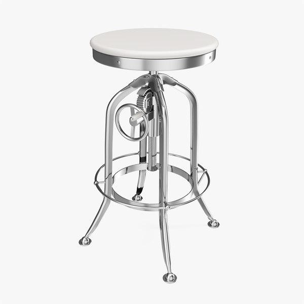 Pittsburgh adjustable height barstool model - TurboSquid 1408622
