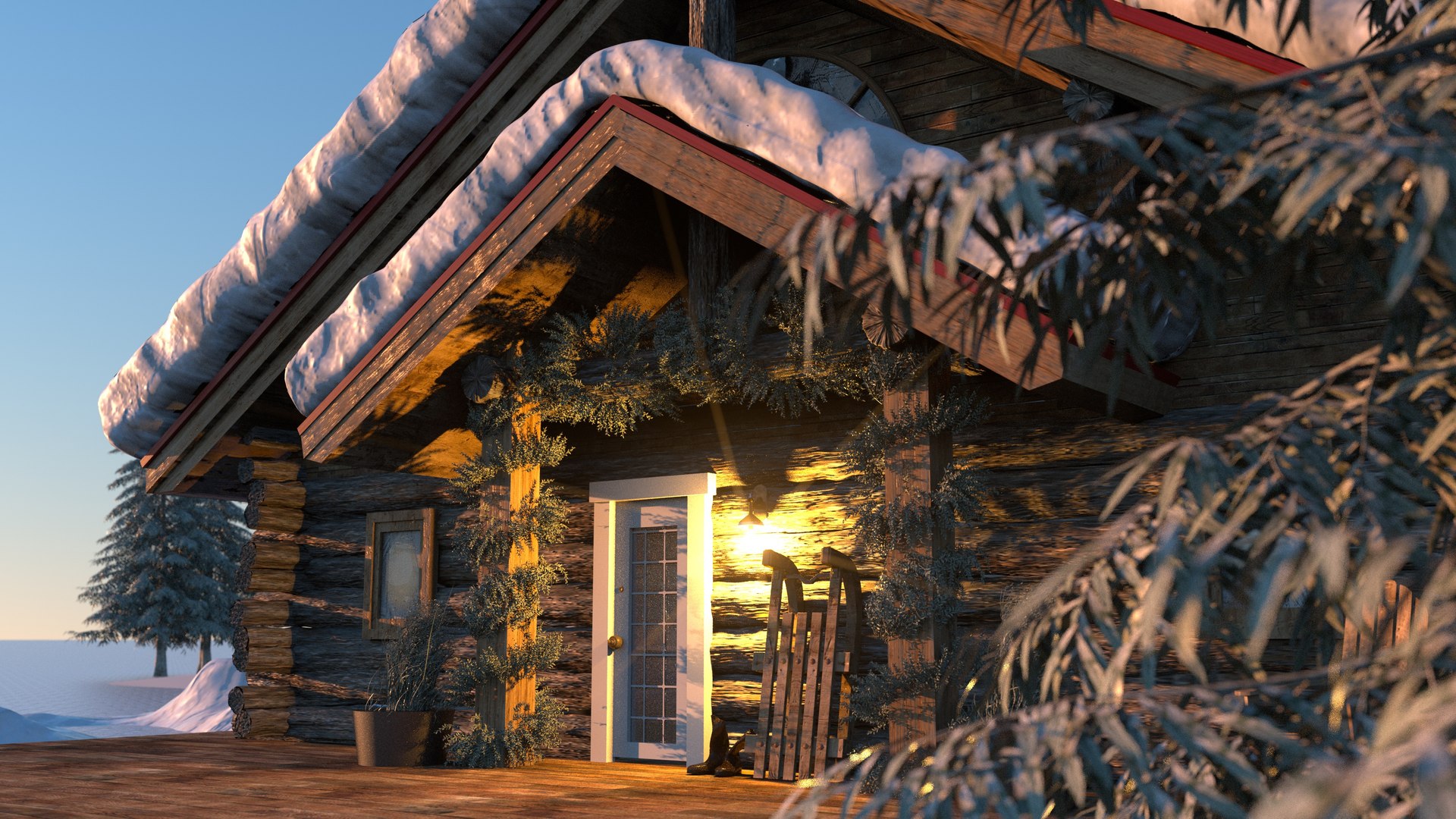 3D xmas christmas house - TurboSquid 1649654