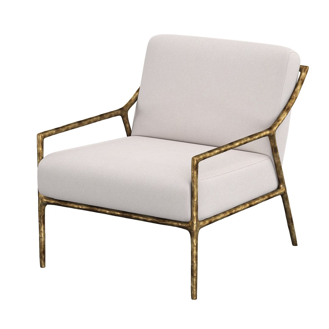 THADDEUS SLOPE ARM CHAIR 3D Model - TurboSquid 2185466