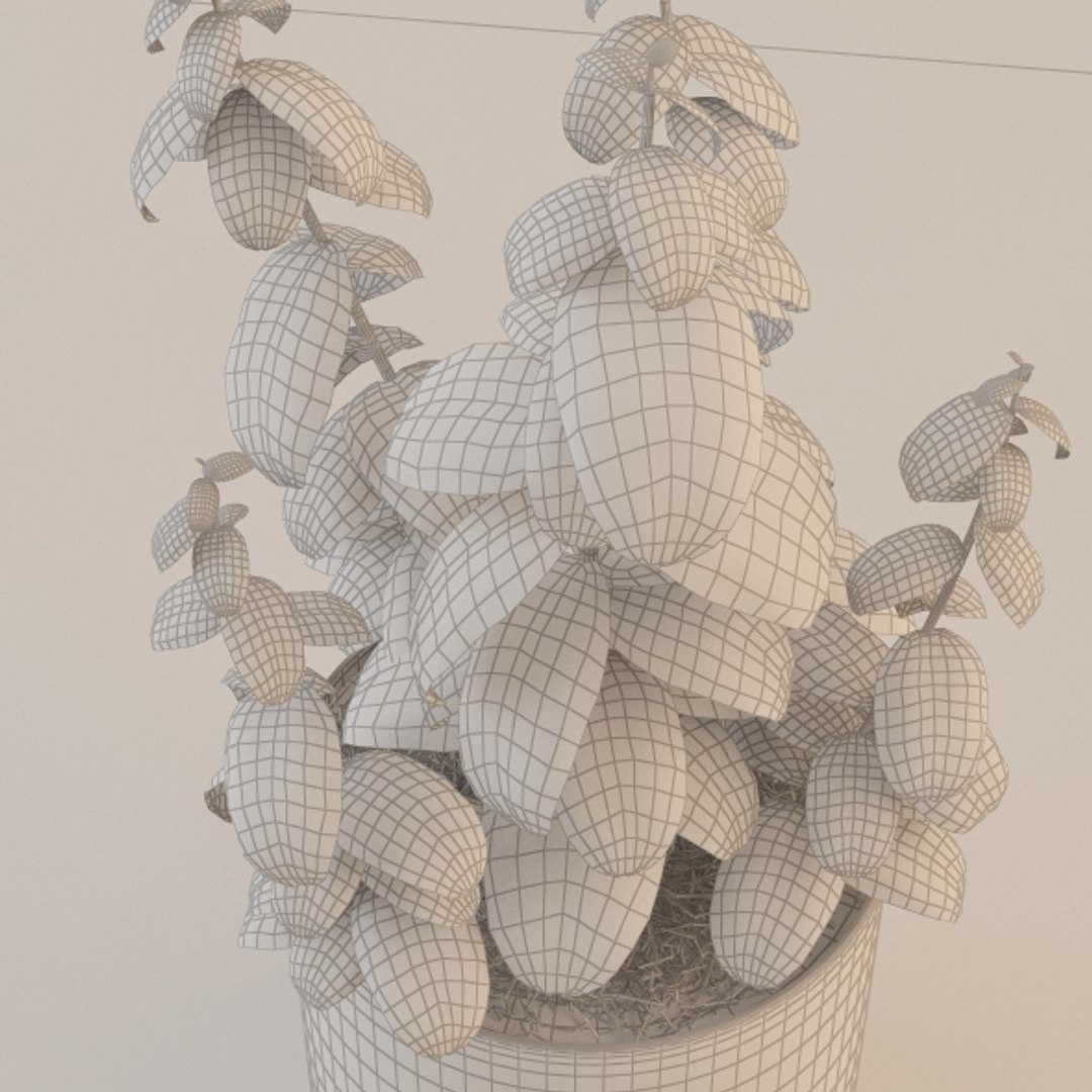 3d Model Photorealistic Basil Plant Realistic
