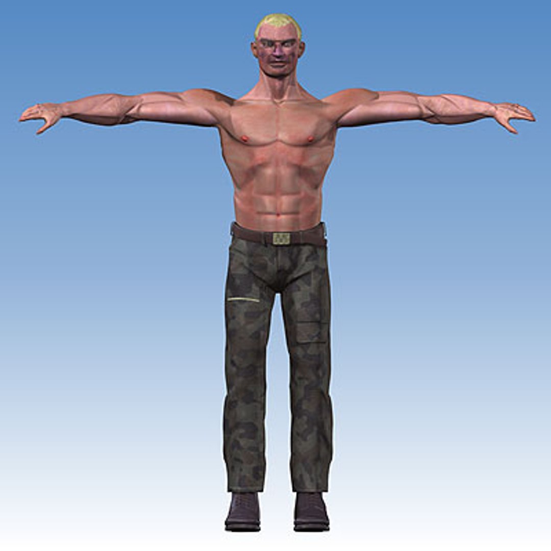 Subdivision Rigging Character 3d Model