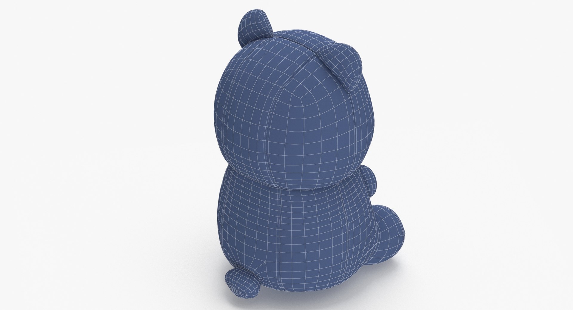 Stuffed Animals Bear Brown And White 3D Model - TurboSquid 2236315