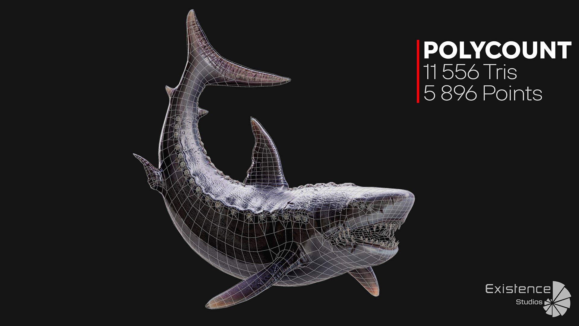3D Ocean Monster Fish Pack - Low Poly Fish - Predator - Underwater ...