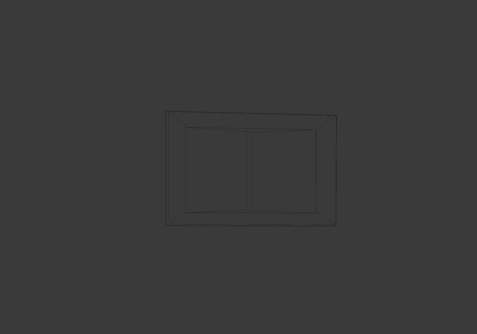 Low Poly Window 3D - TurboSquid 1902874