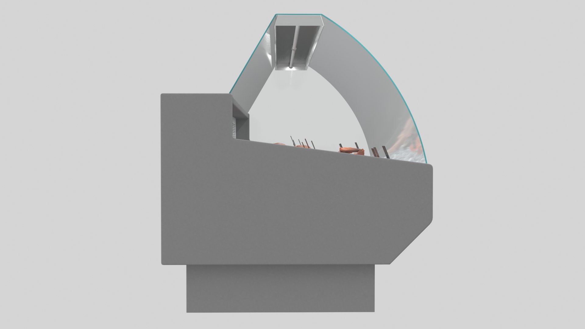 3D Supermarket Fish Counter - TurboSquid 2031062