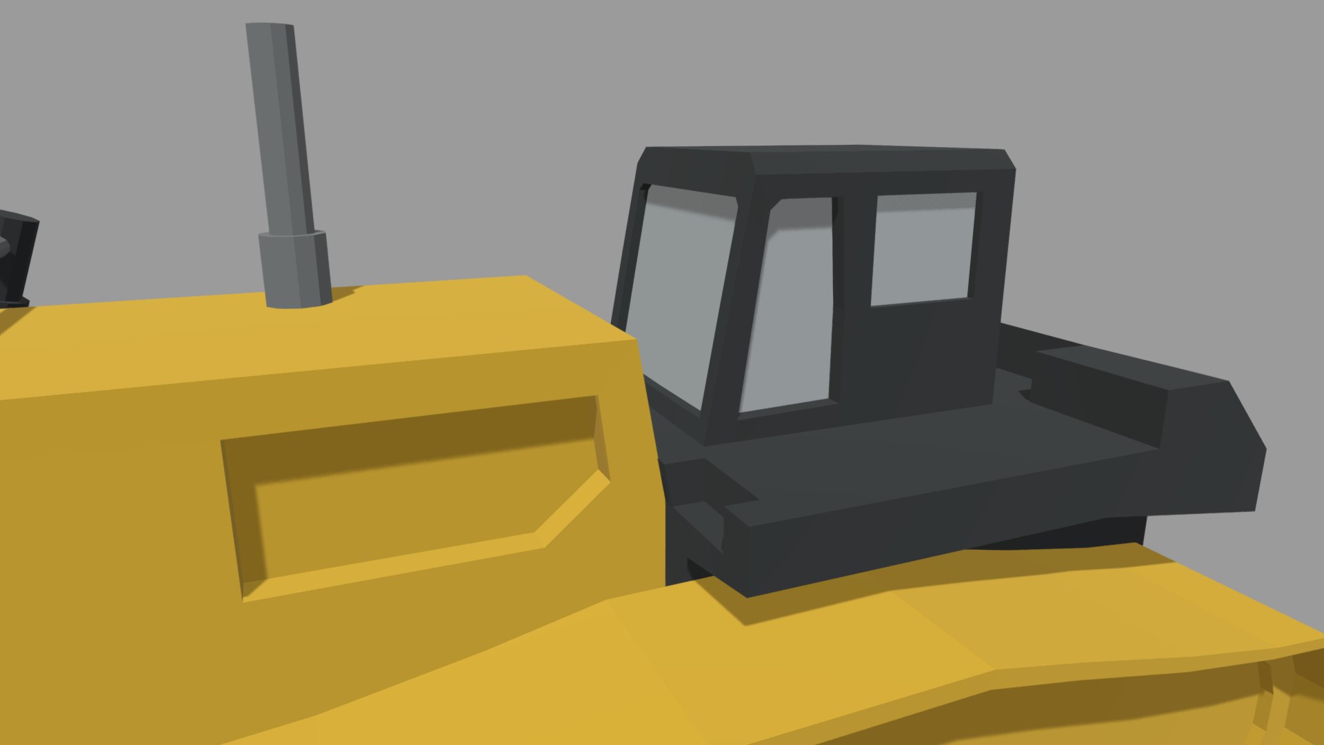 3D Low Poly Hydraulic Bulldozer 01 - TurboSquid 2297321