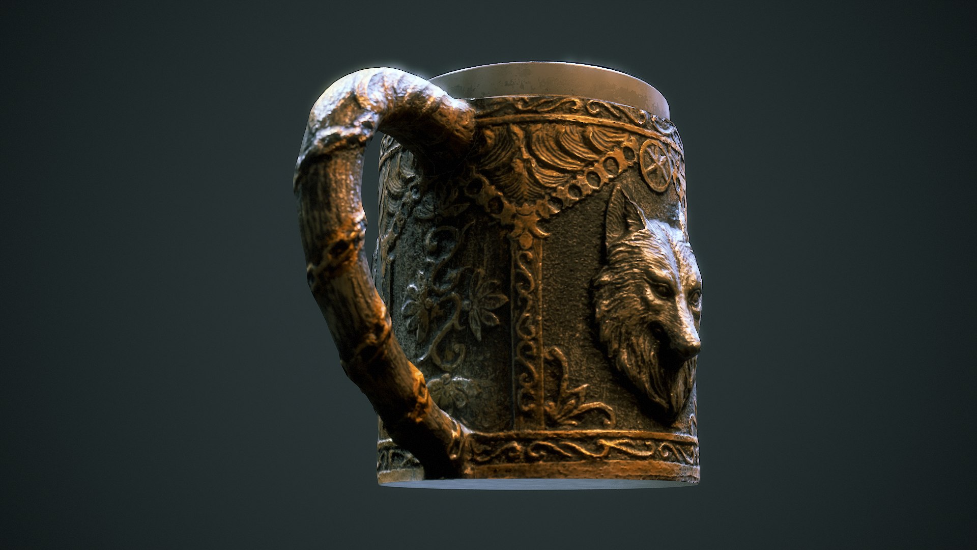 Fantasy Beer Mug 3D Model - TurboSquid 2006522