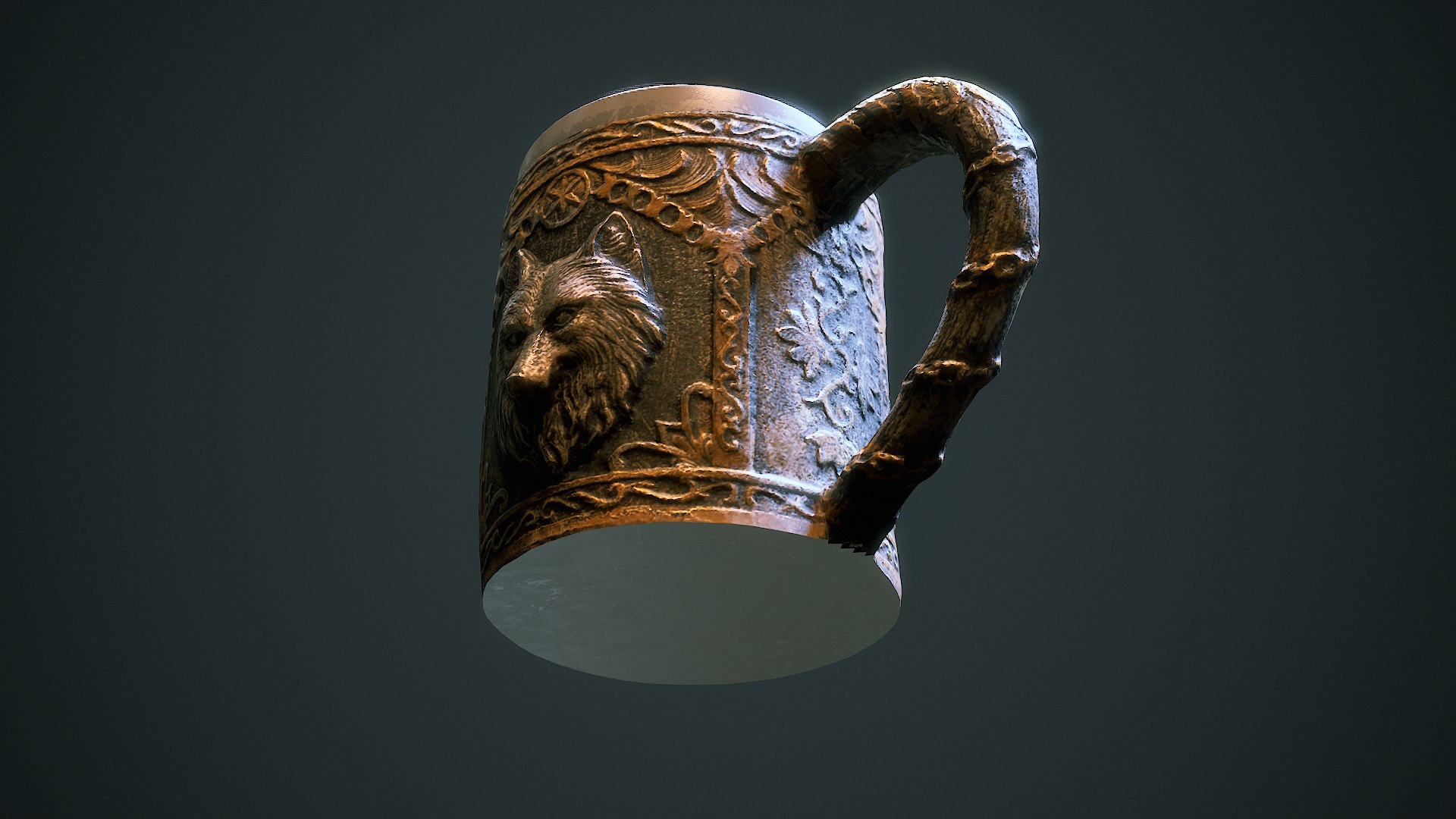 Fantasy Beer Mug 3D Model - TurboSquid 2006522