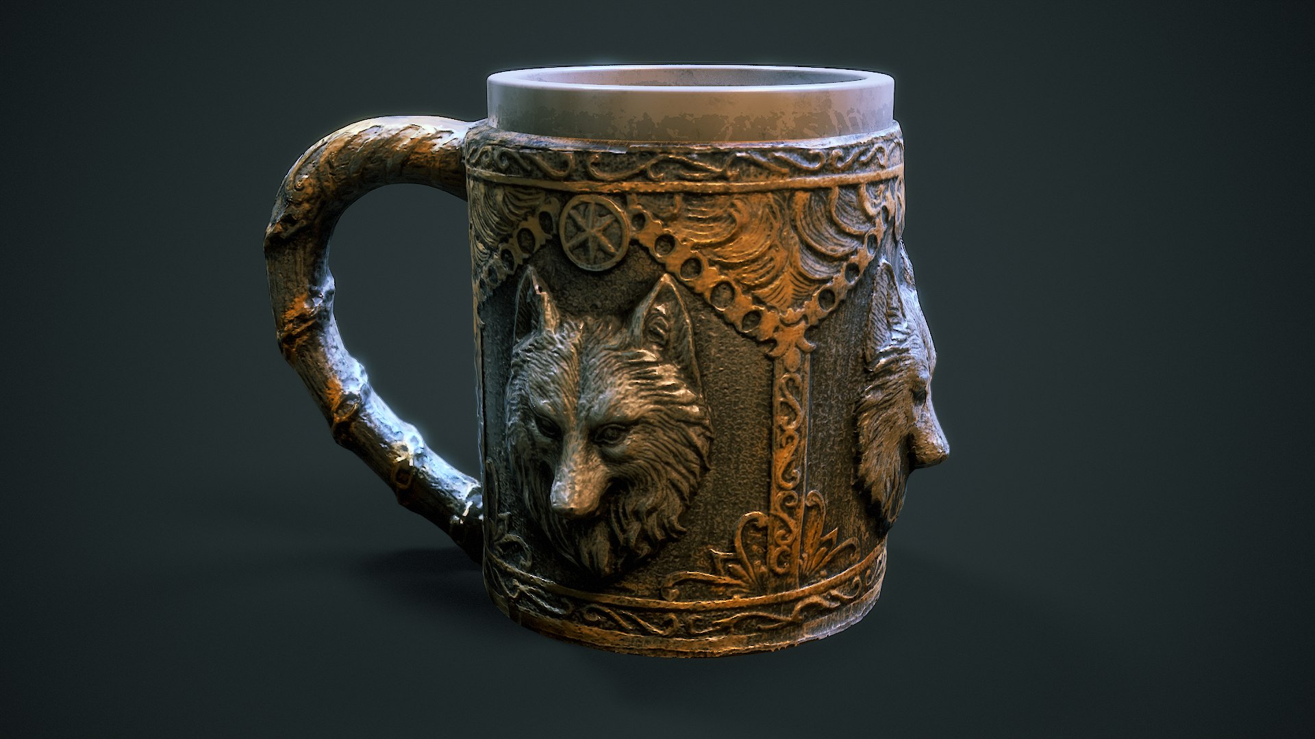 Fantasy Beer Mug 3D Model - TurboSquid 2006522