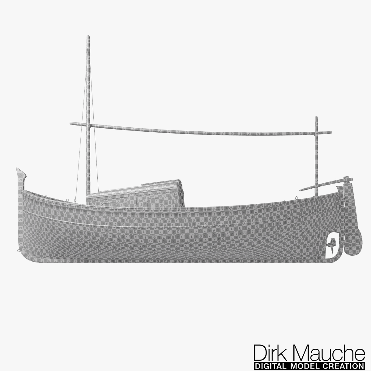 fishing boat 3d fbx