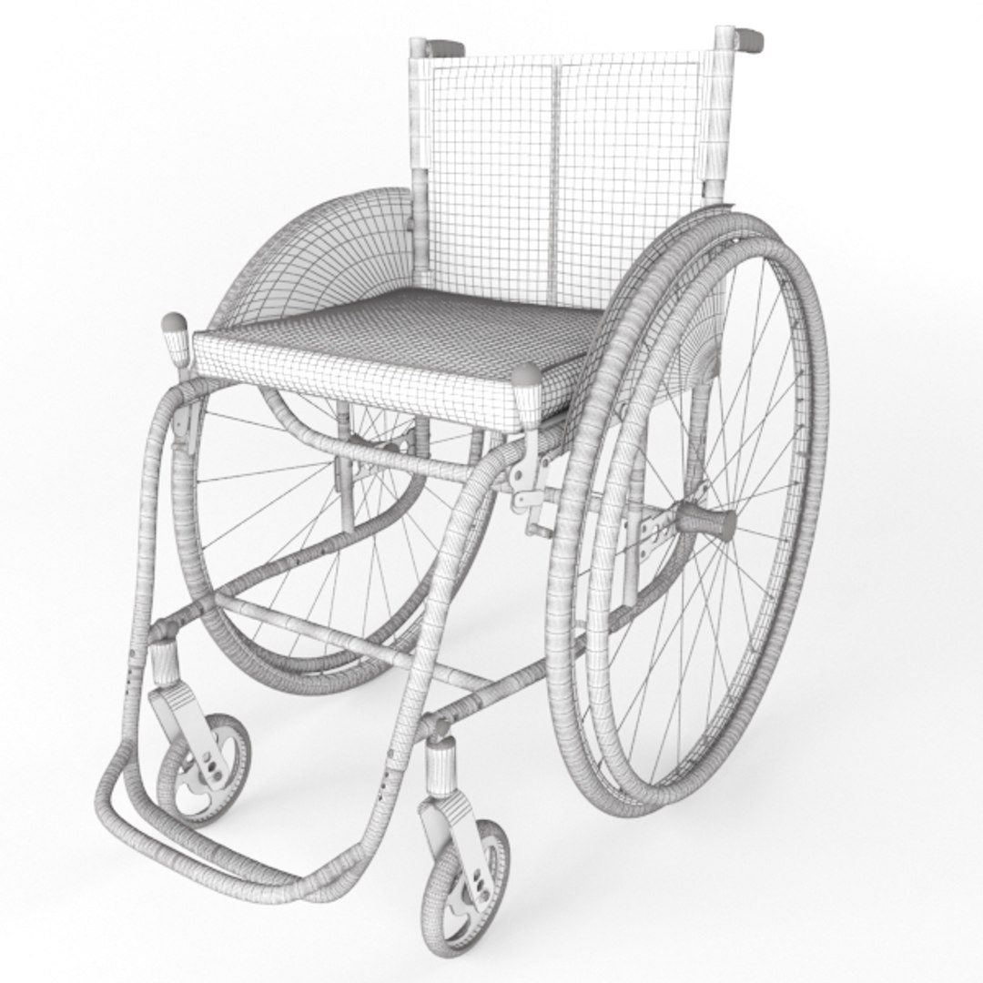 3D Wheelchair - TurboSquid 1228385