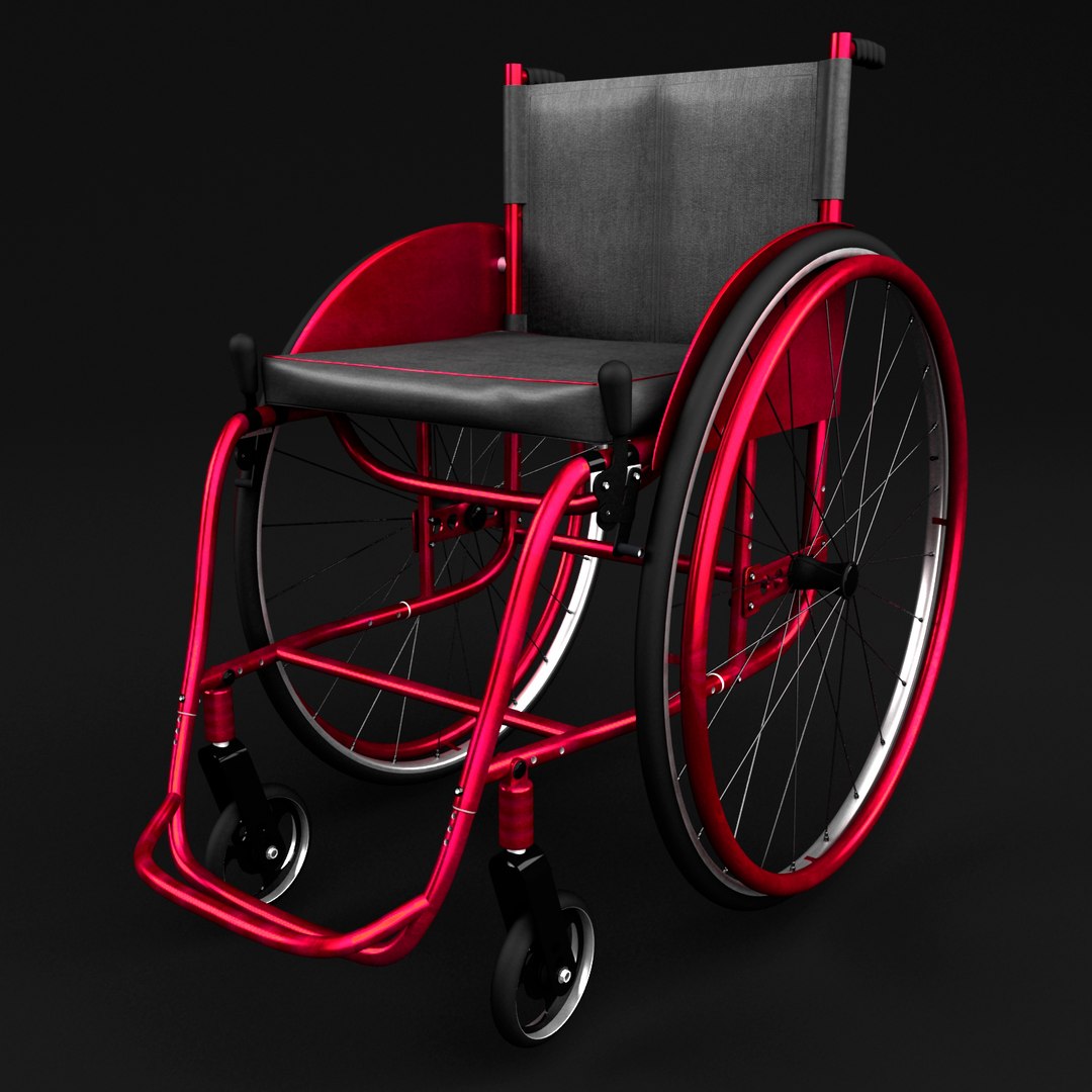 3D Wheelchair - TurboSquid 1228385
