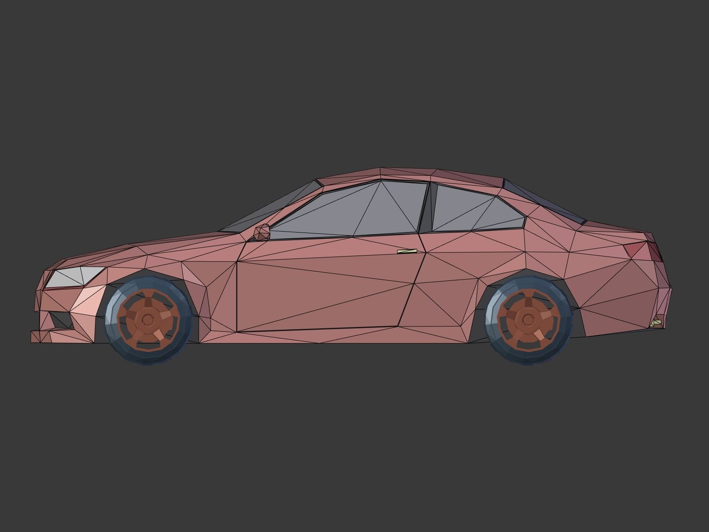 3D Blender Car - TurboSquid 1254065