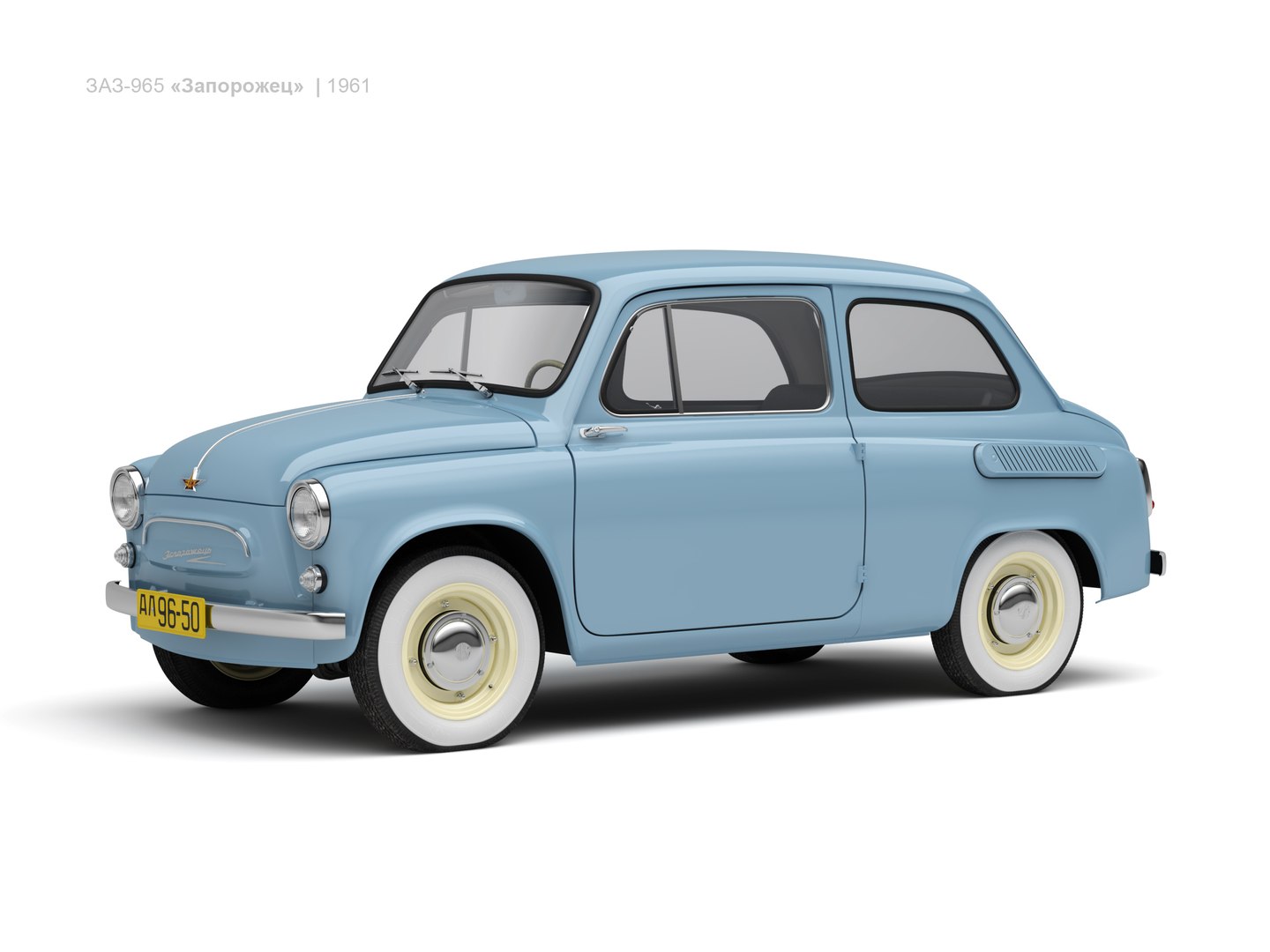 Zaz-965 Zaporozhets 1961 3D Model - TurboSquid 1565007