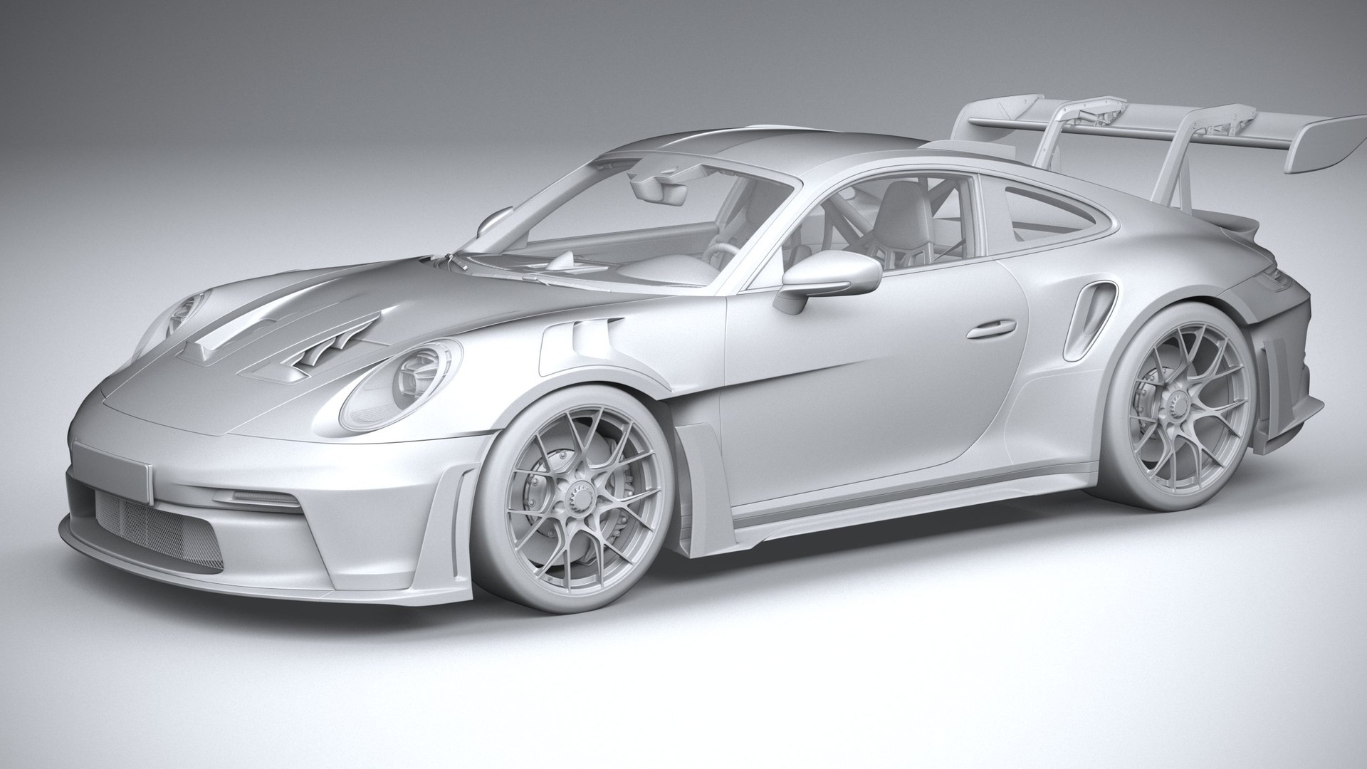 Porsche 911 GT3RS 2023 3D model - TurboSquid 1968292