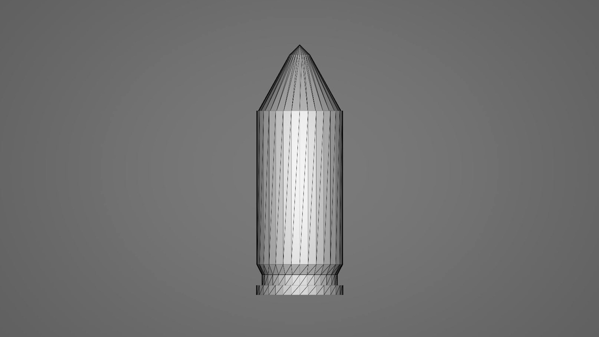 Bullet Low Poly 3D - TurboSquid 1862668