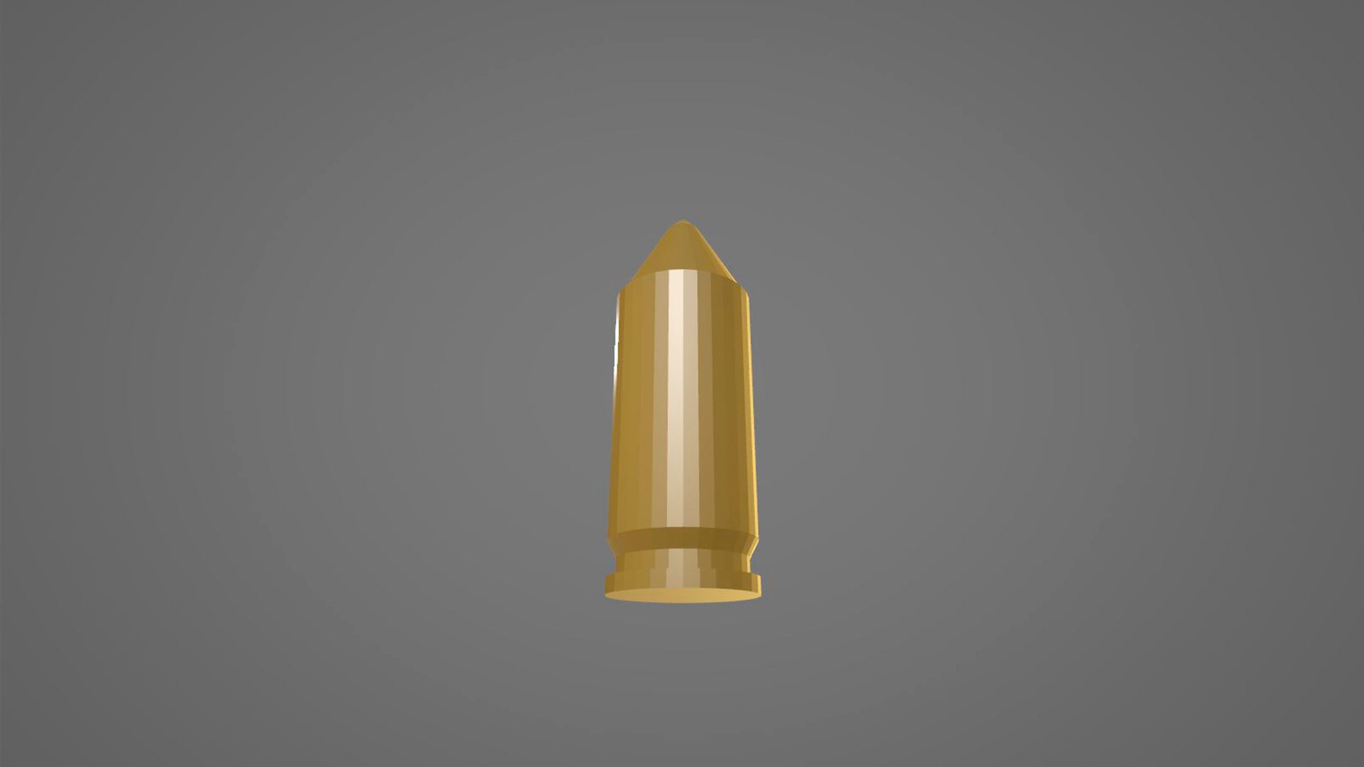 Bullet Low Poly 3D - TurboSquid 1862668