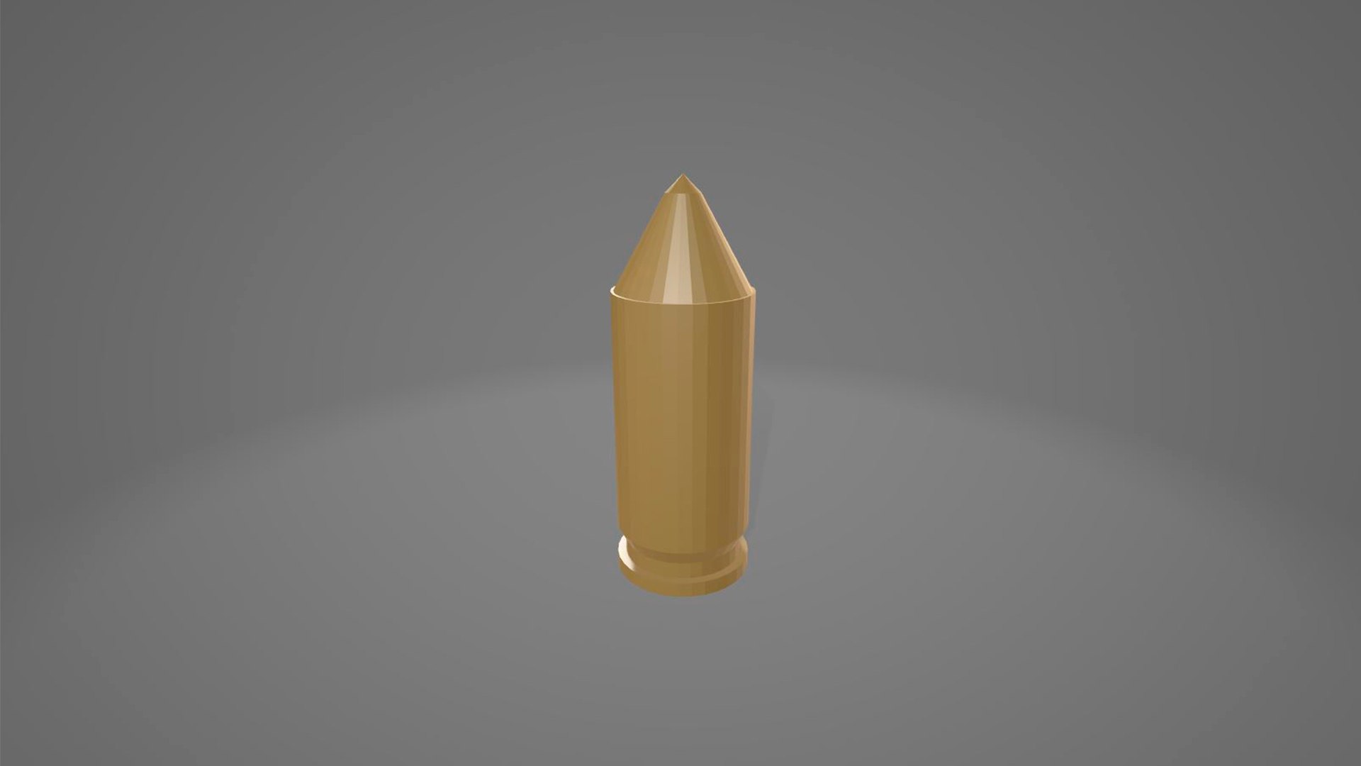 Bullet Low Poly 3D - TurboSquid 1862668