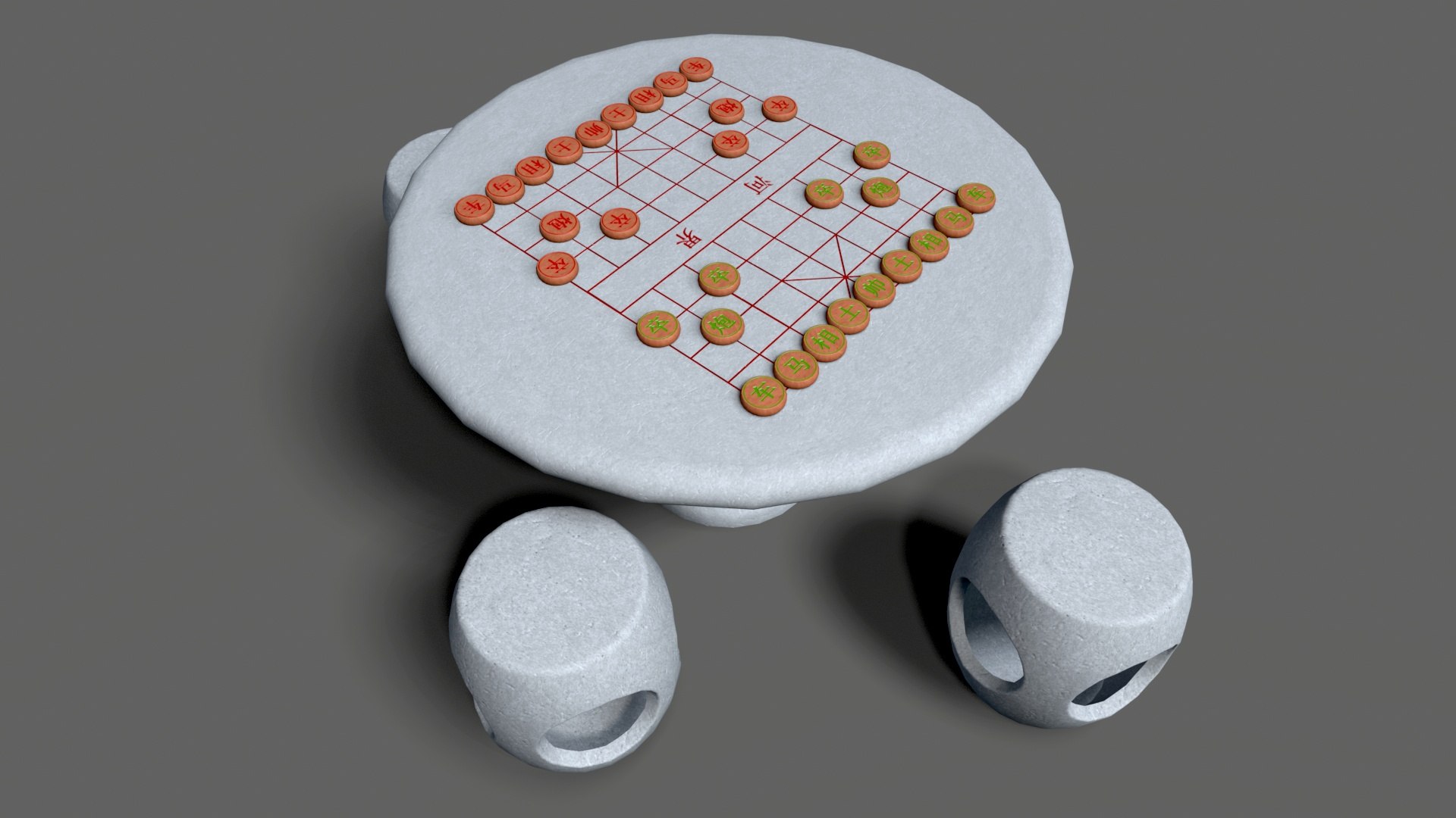 3D Model Chinese Chess - TurboSquid 2351121