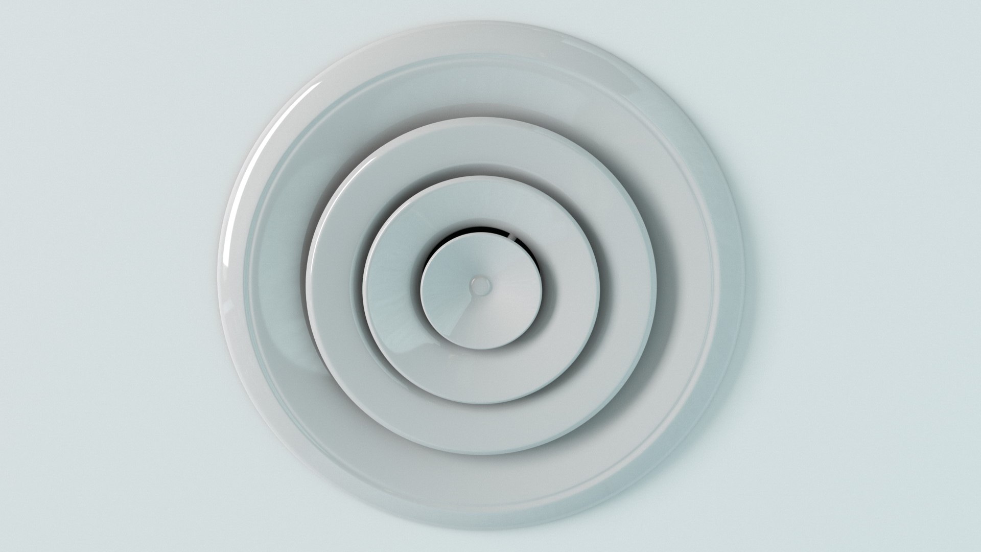Ceiling Diffuser Round 3D Model - TurboSquid 1962207