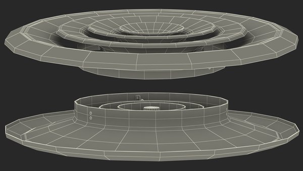 modelo 3d Difusor de Techo Redondo - TurboSquid 1962207