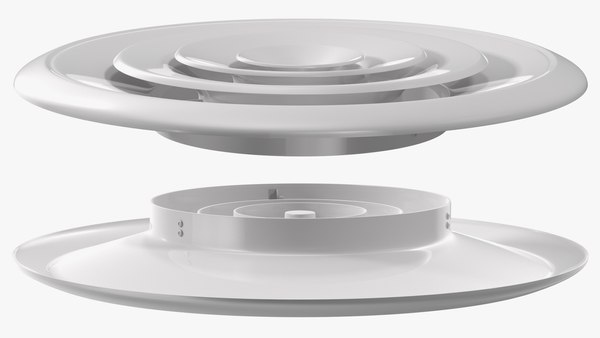 modelo 3d Difusor de Techo Redondo - TurboSquid 1962207