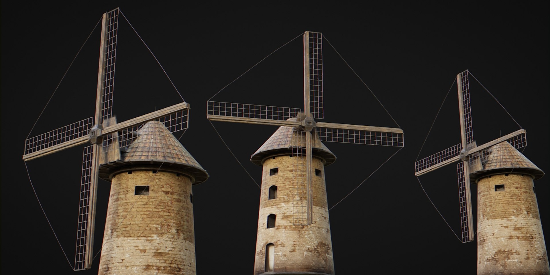 3D Windmill Medieval - TurboSquid 1815898