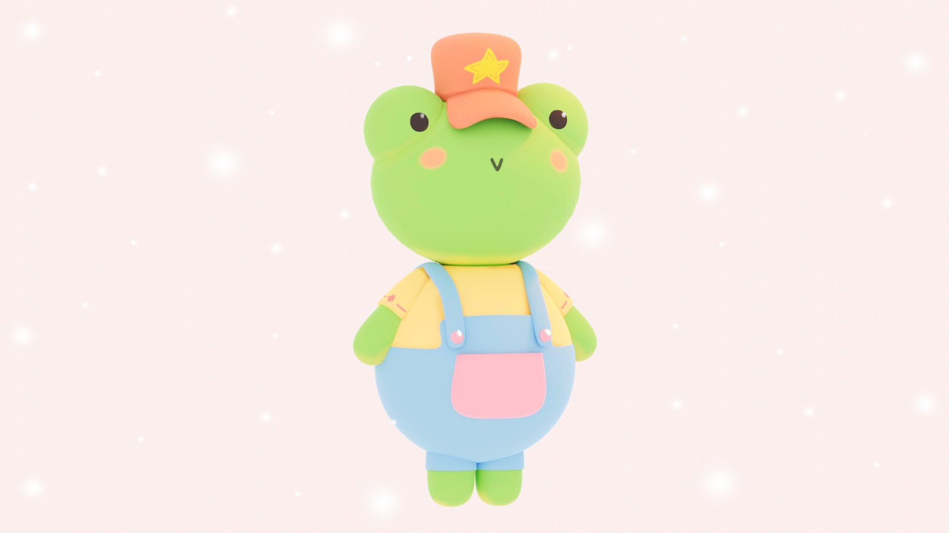 Cute Frog 3D Model - TurboSquid 2108603