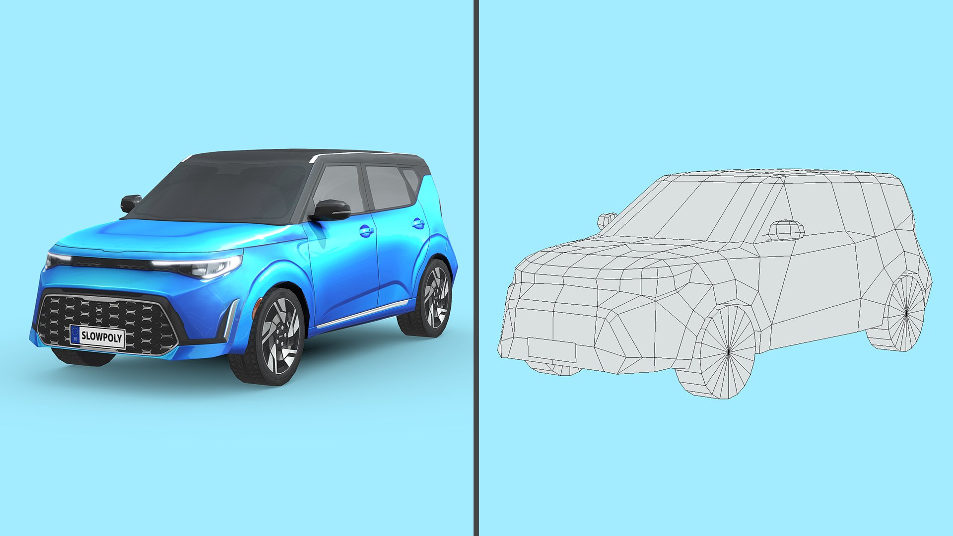 3D Model Low-Poly Car Pack 006 - City Cruiser - TurboSquid 2156287