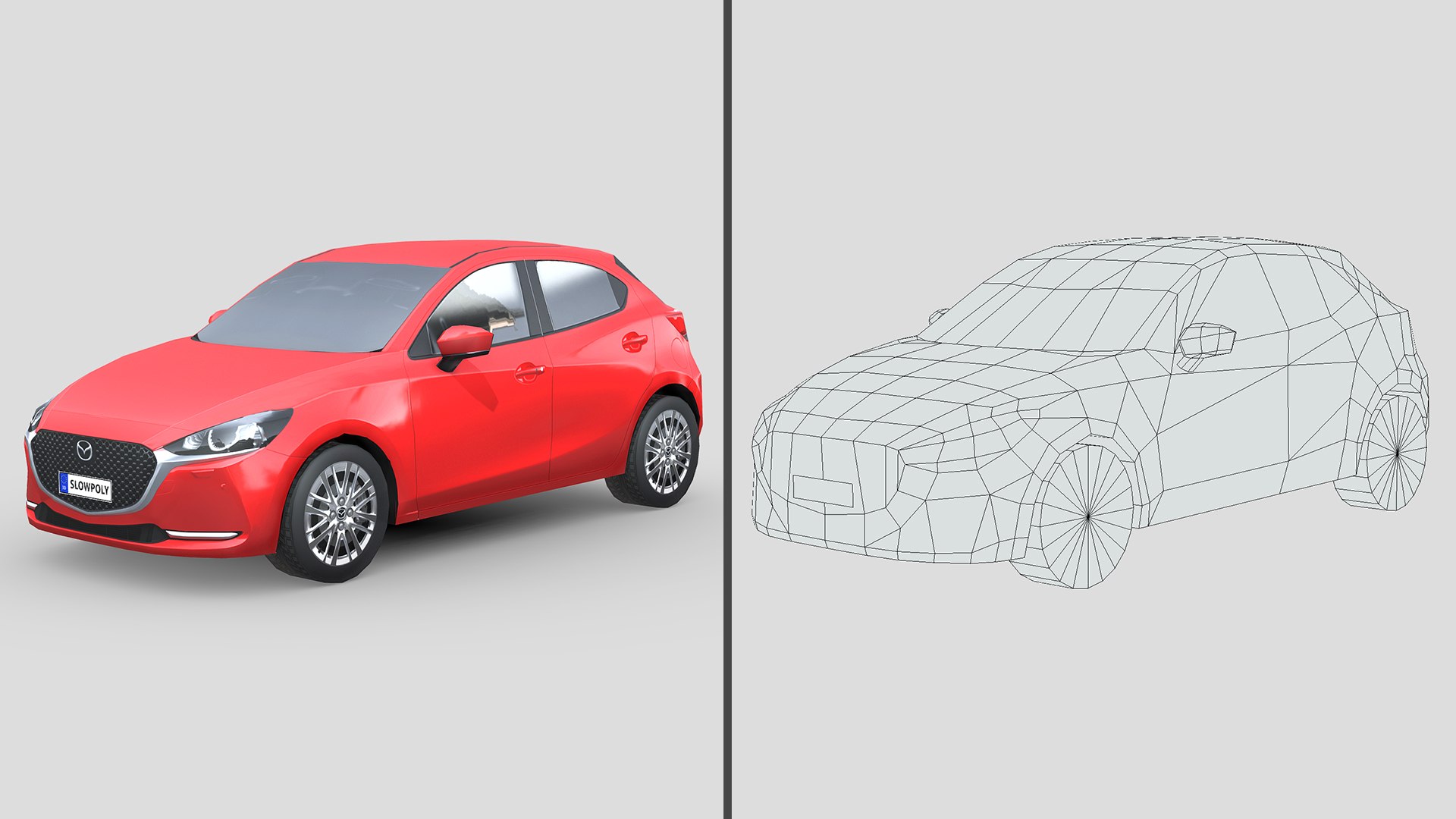 3D Model Low-Poly Car Pack 006 - City Cruiser - TurboSquid 2156287