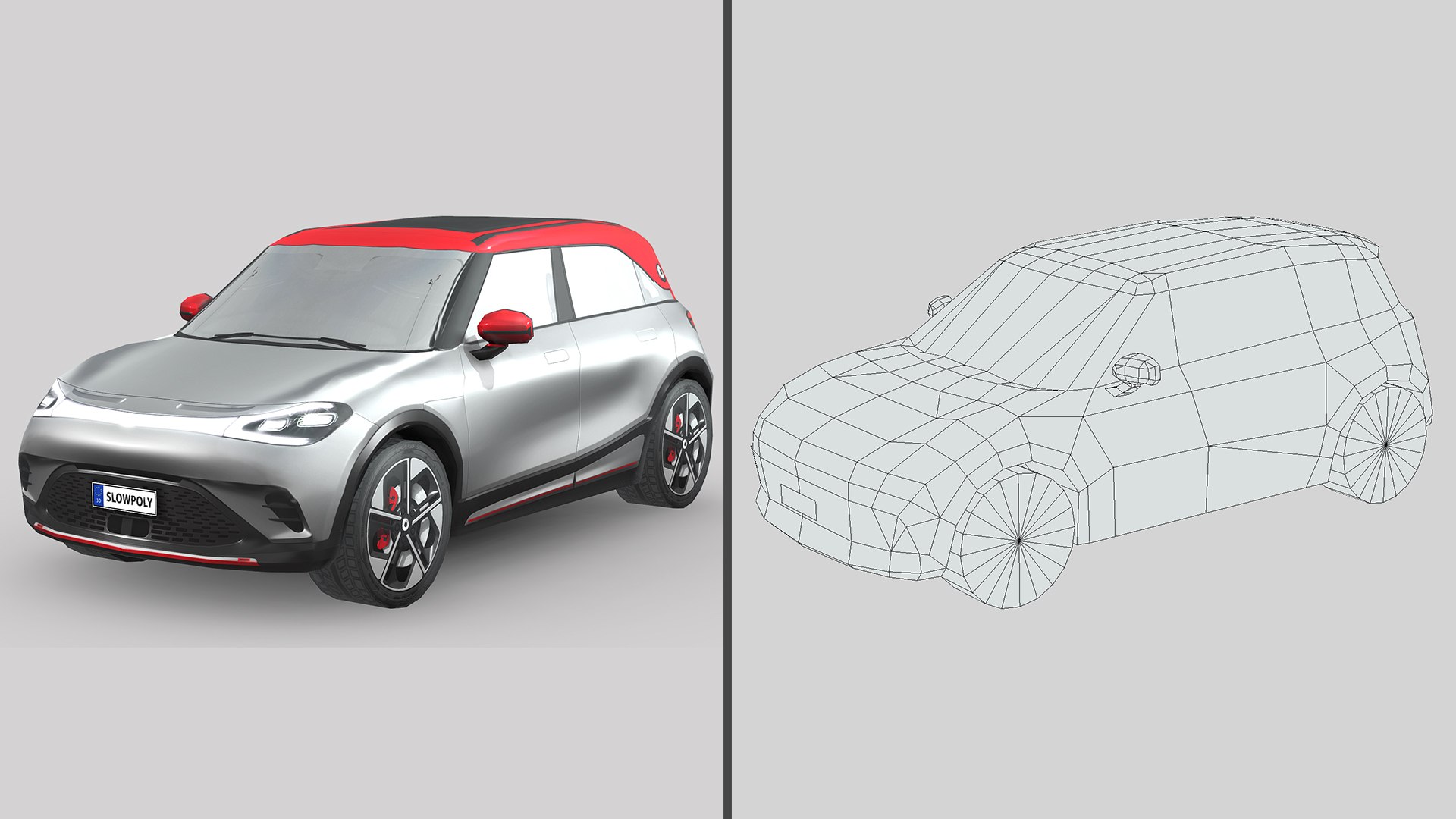 3D Model Low-Poly Car Pack 006 - City Cruiser - TurboSquid 2156287