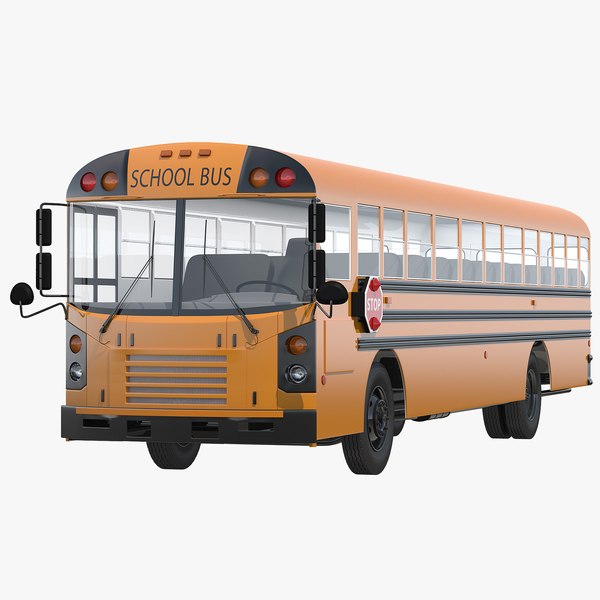 3D 3D Studio school bus US