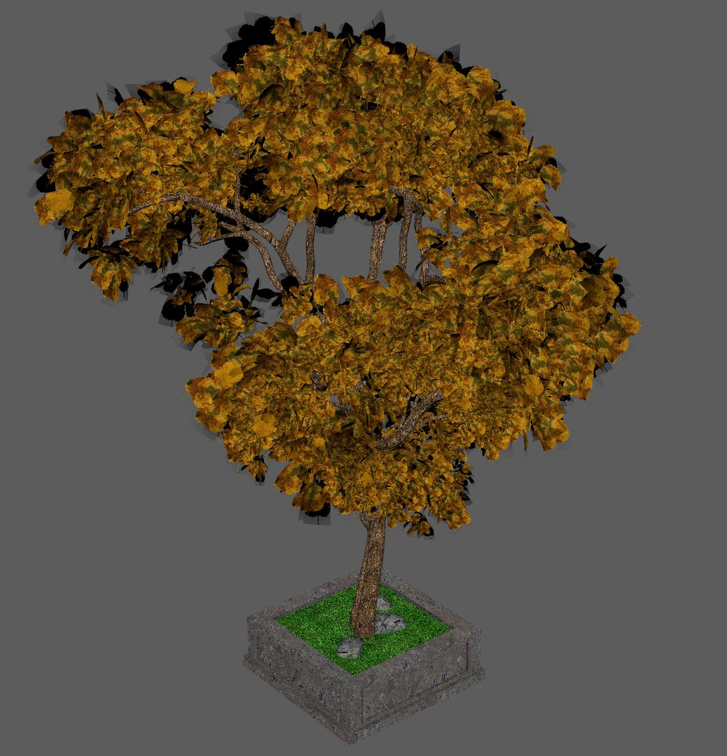3D Tree Autumn - TurboSquid 1410090