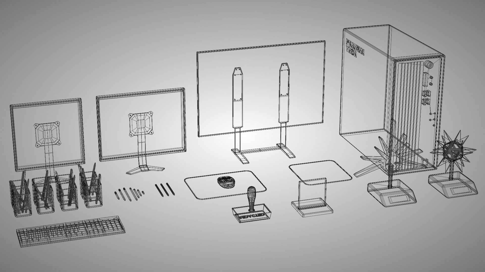 3D Office Items Set 2 - TurboSquid 2062866