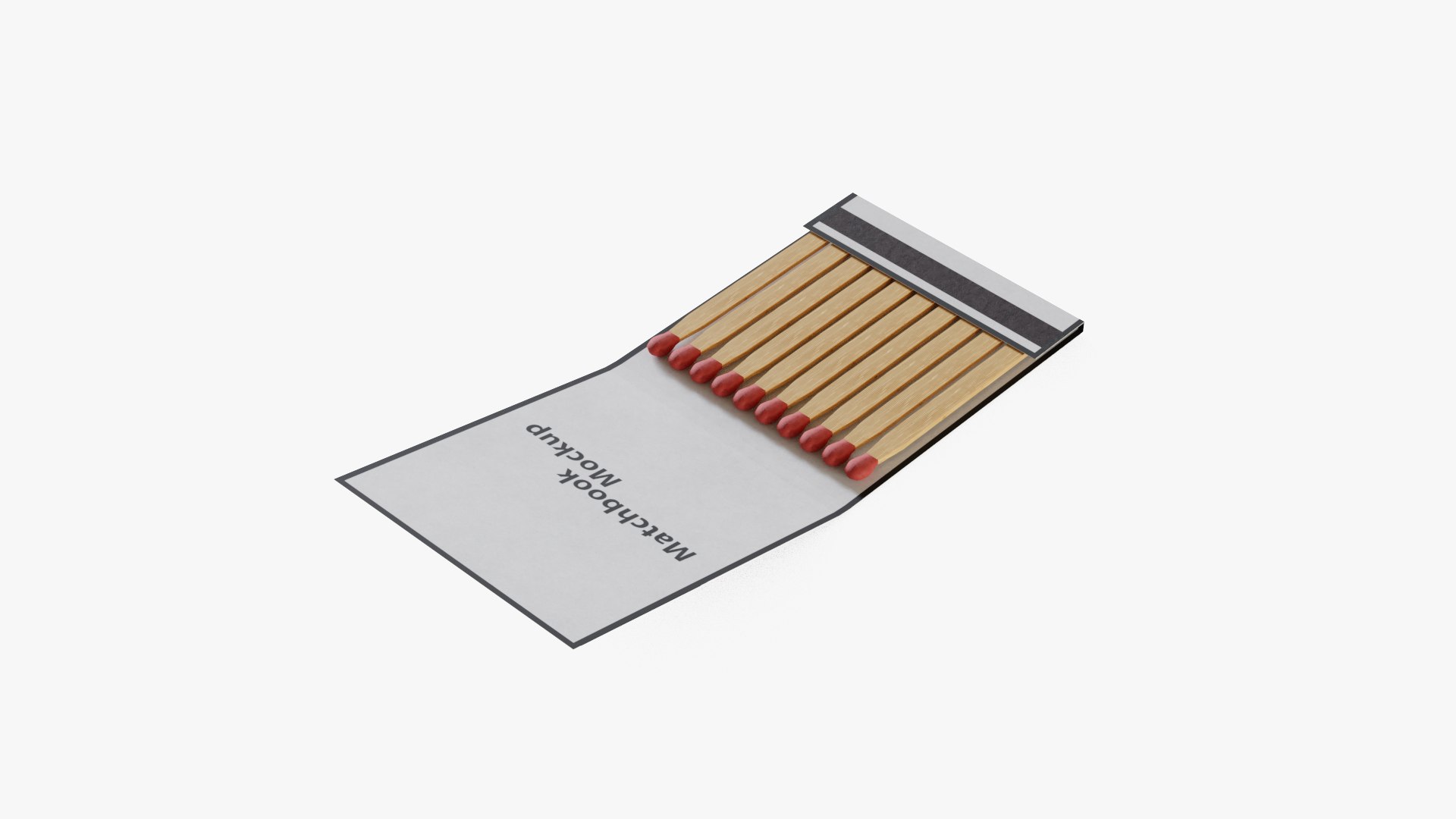 3D Match Matchbook Book Model - TurboSquid 1671981