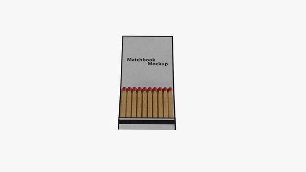 3D match matchbook book model - TurboSquid 1671981