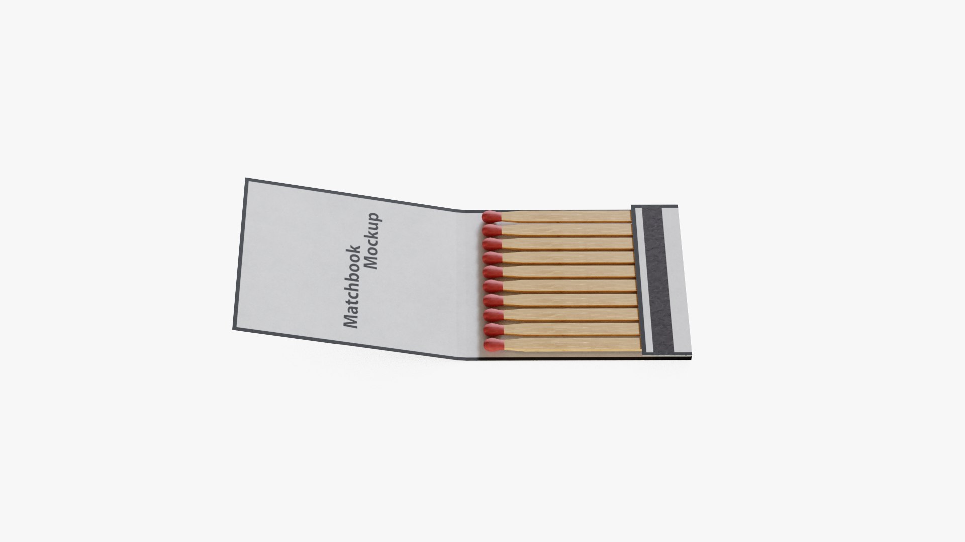 3D Match Matchbook Book Model - TurboSquid 1671981