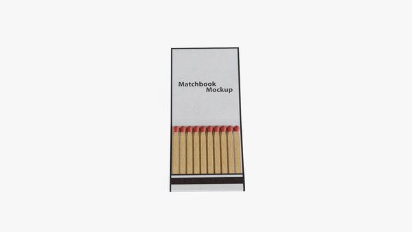 3D match matchbook book model - TurboSquid 1671981